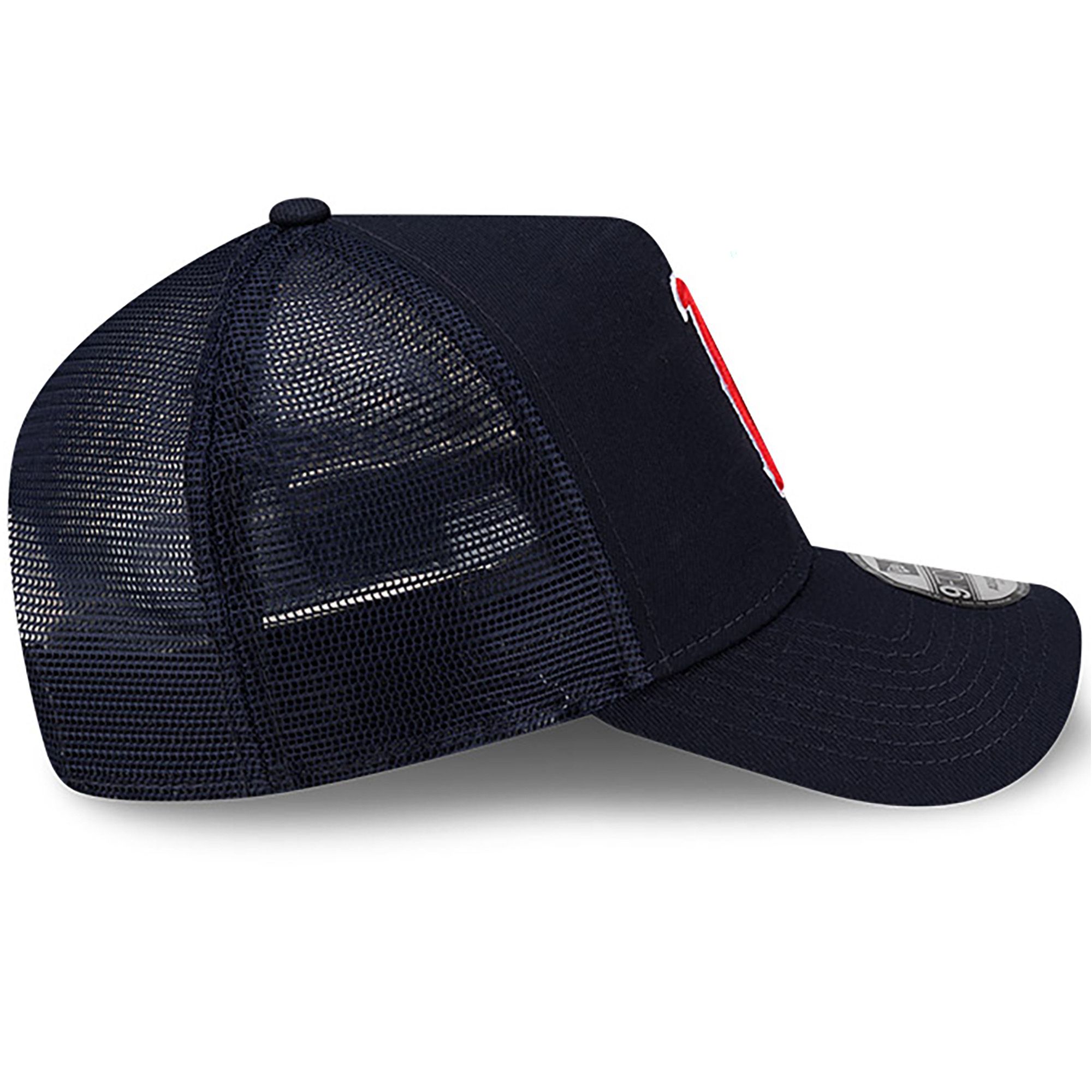 New Era Adult Boston Red Sox Navy 9Forty Adjustable Trucker Hat | Dick ...
