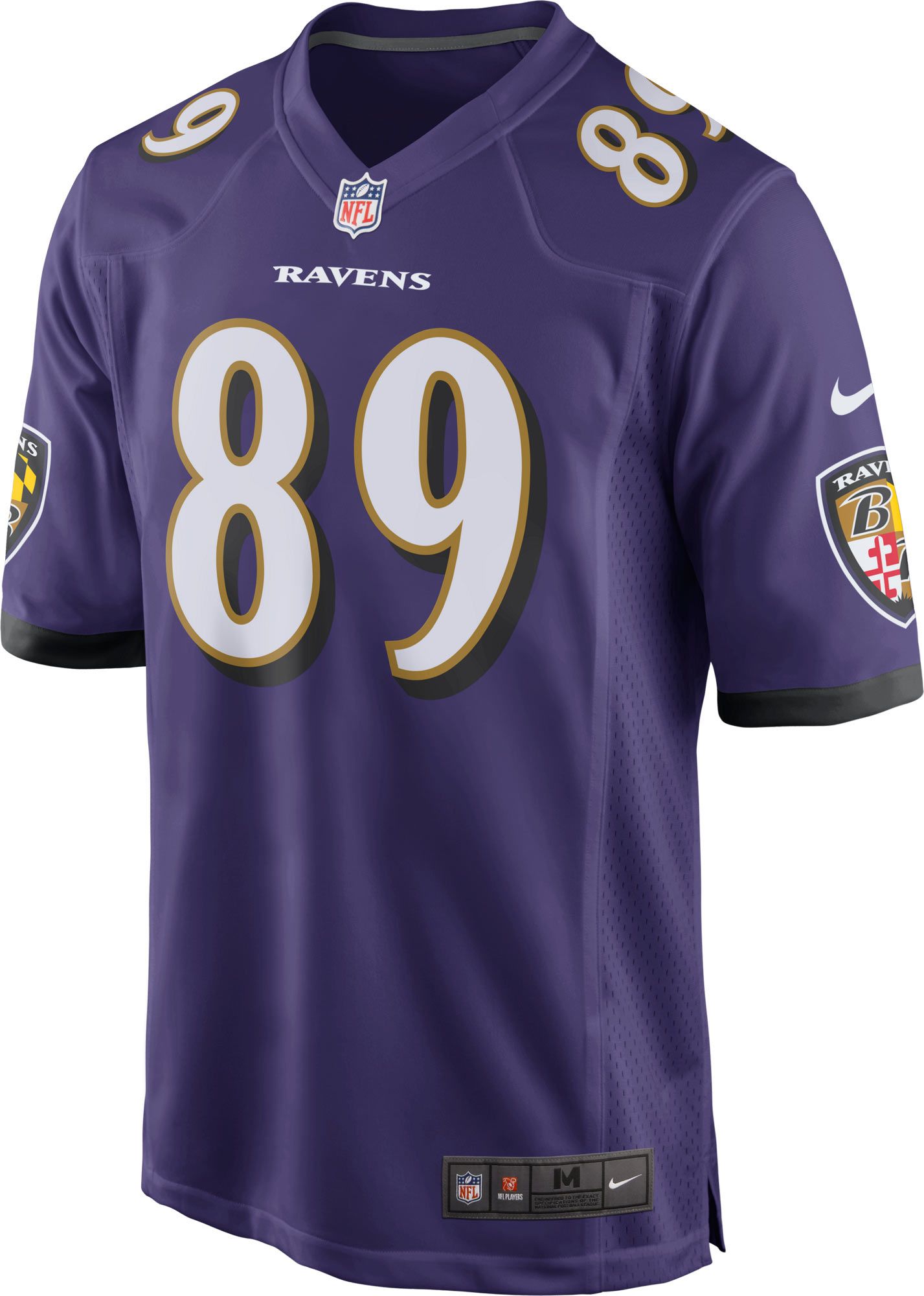 Nike Men's Baltimore Ravens Mark Andrews #89 Purple Game Jersey | Dick ...