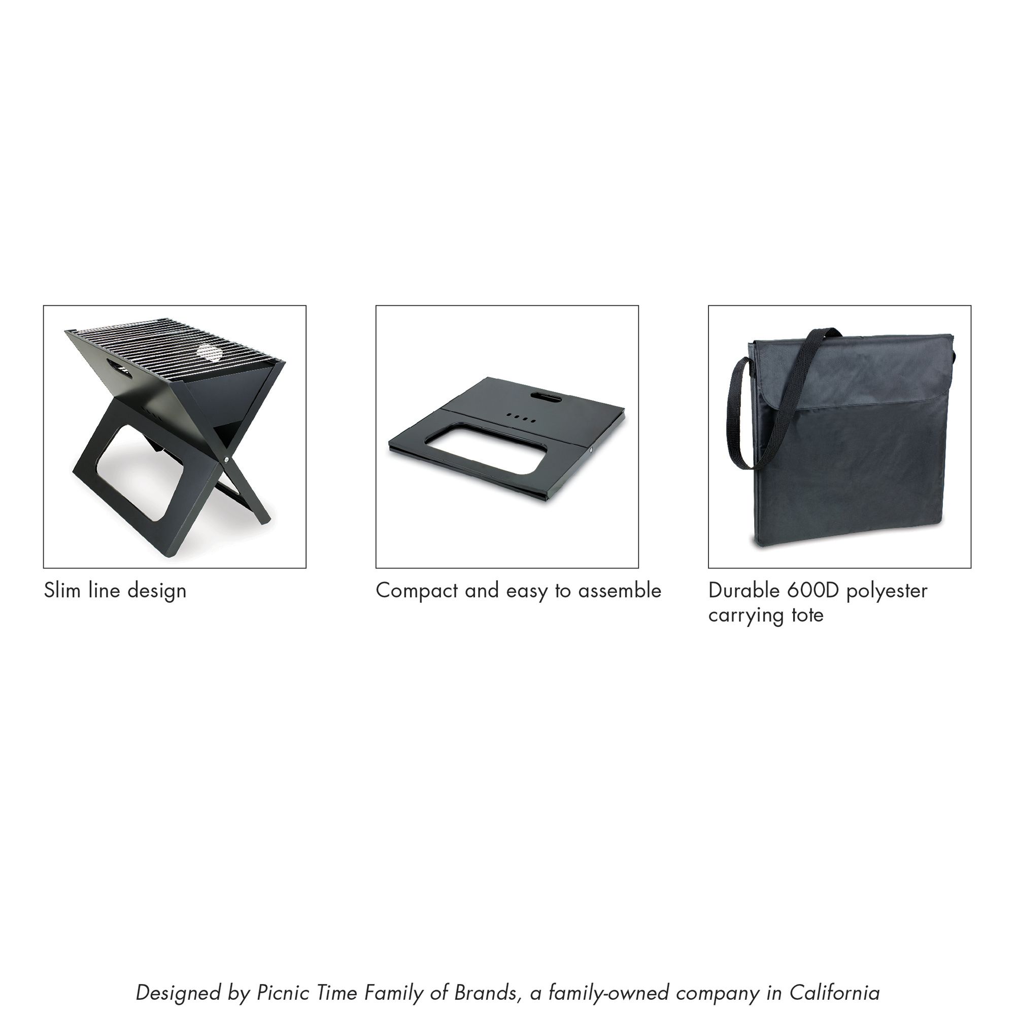 Picnic Time New York Jets Portable Charcoal BBQ X-Grill – Sansujyuku