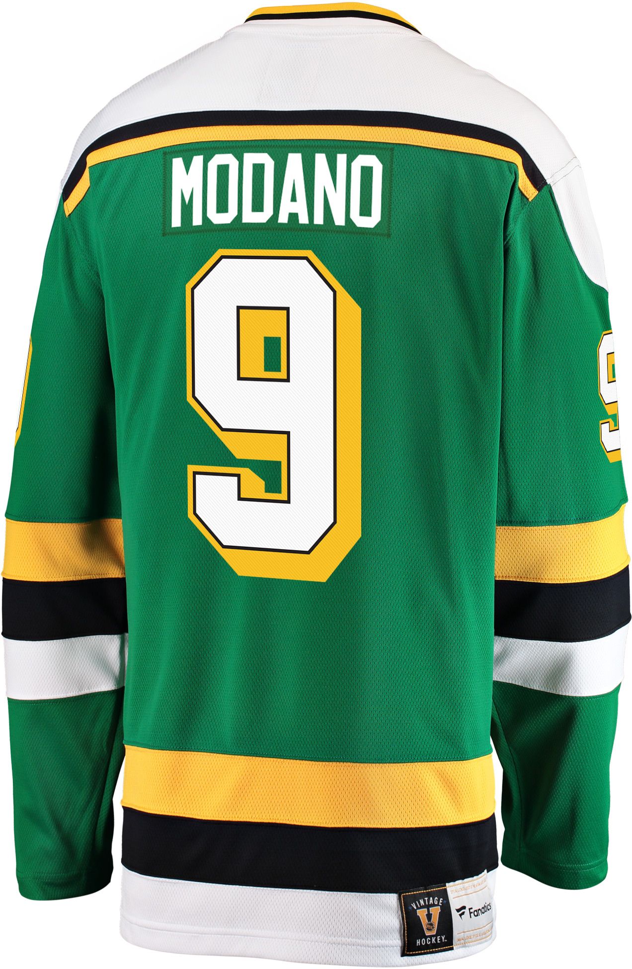 NHL Minnesota North Stars Mike Modano #9 Breakaway Vintage Replica ...