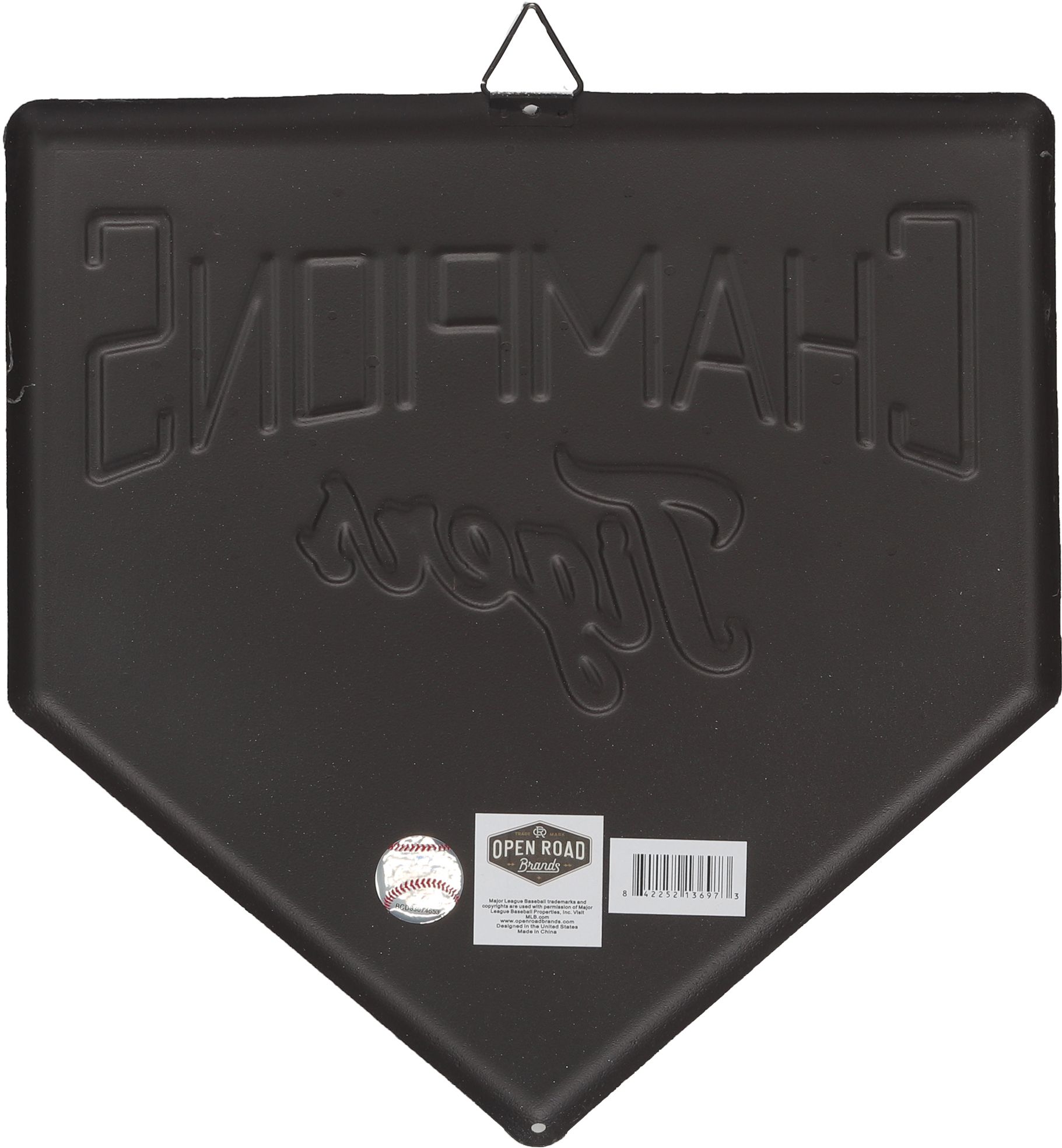 Dick's Sporting Goods Open Road Detroit Tigers Home Plate Sign ...