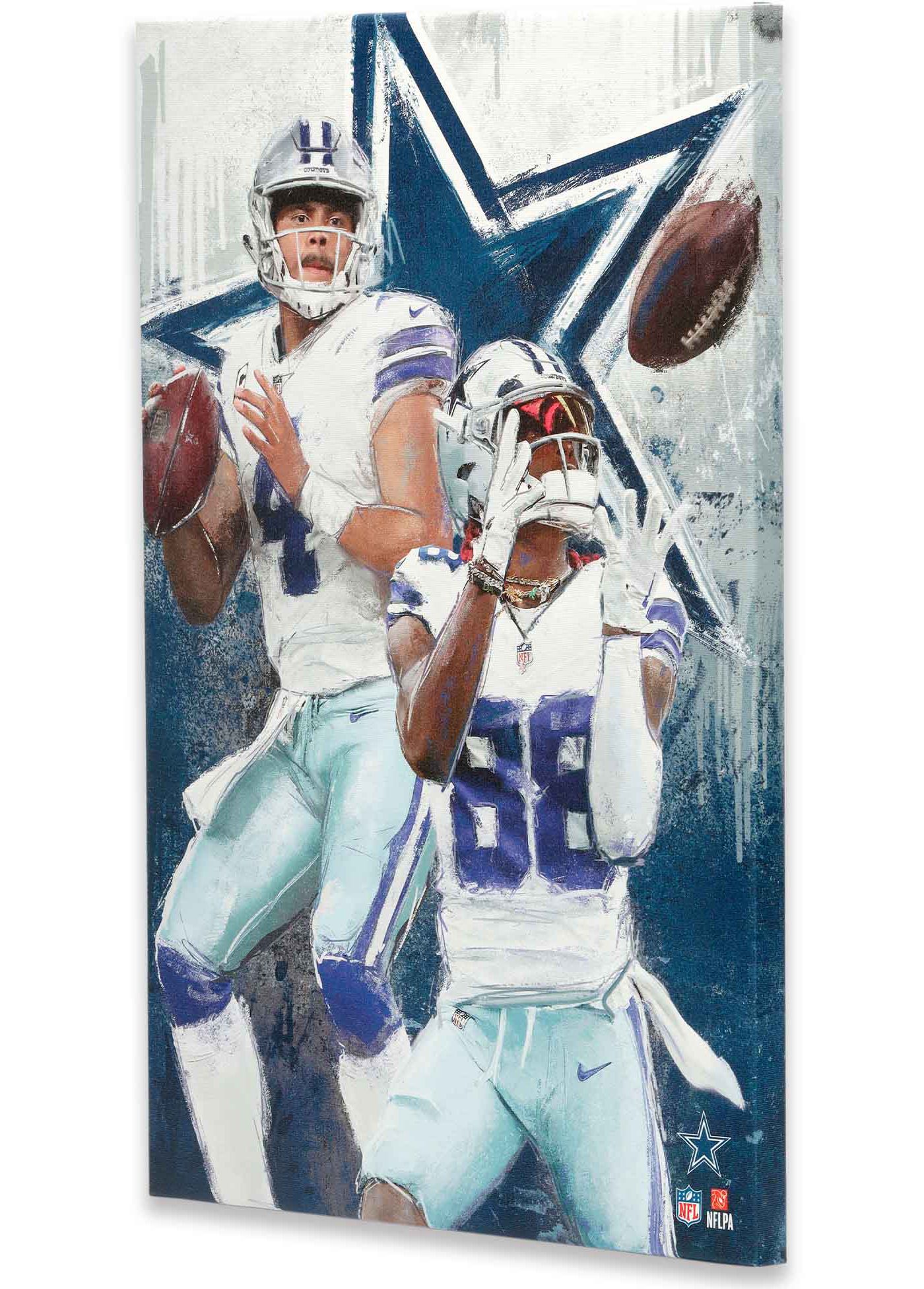 Open Road Dallas Cowboys Dak Prescott Player Canvas | Dick's Sporting Goods
