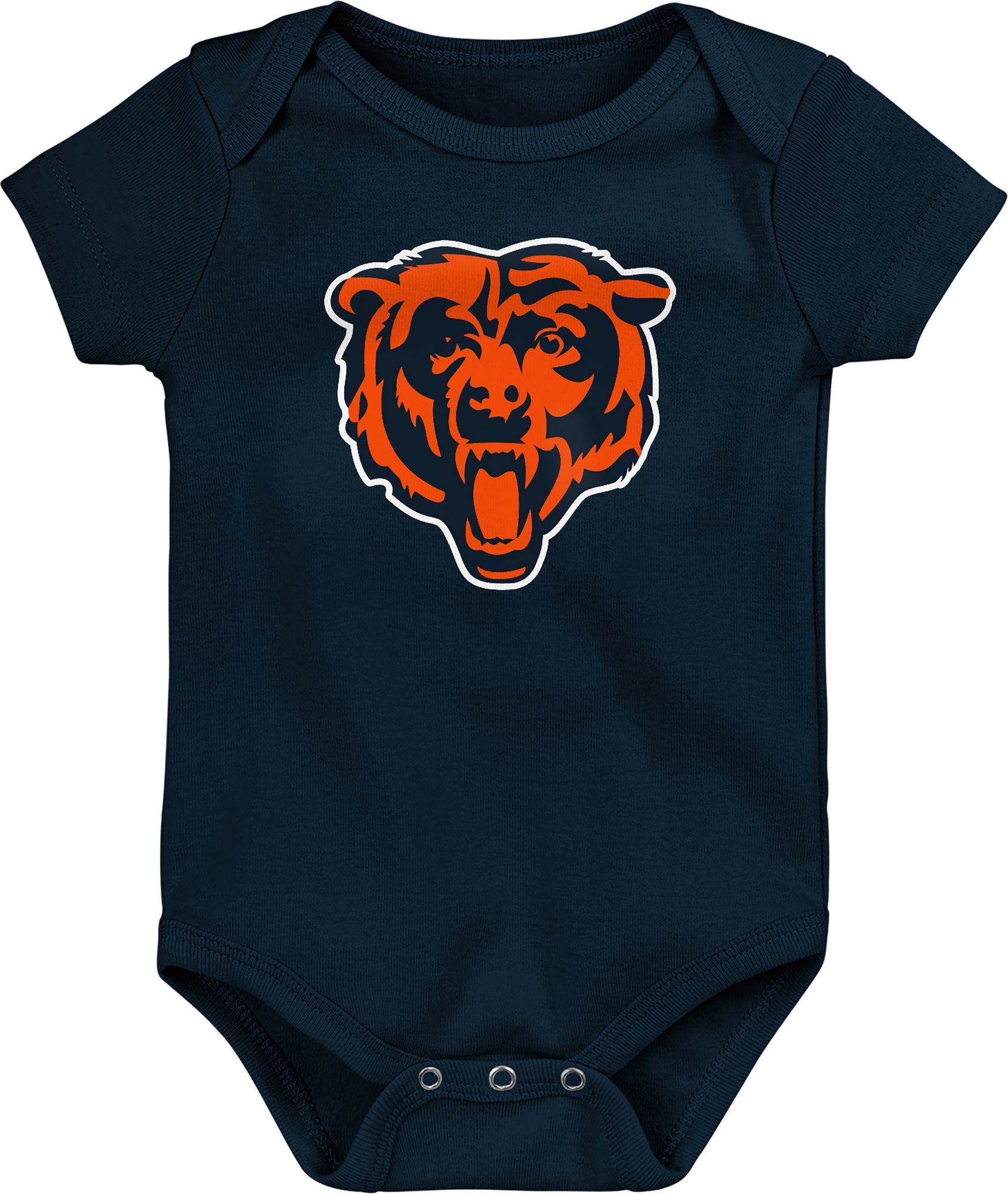 Nfl Team Apparel Infant Chicago Bears 'Born 2 Be' 3-Pack Bodysuit Set - Big Apple Buddy