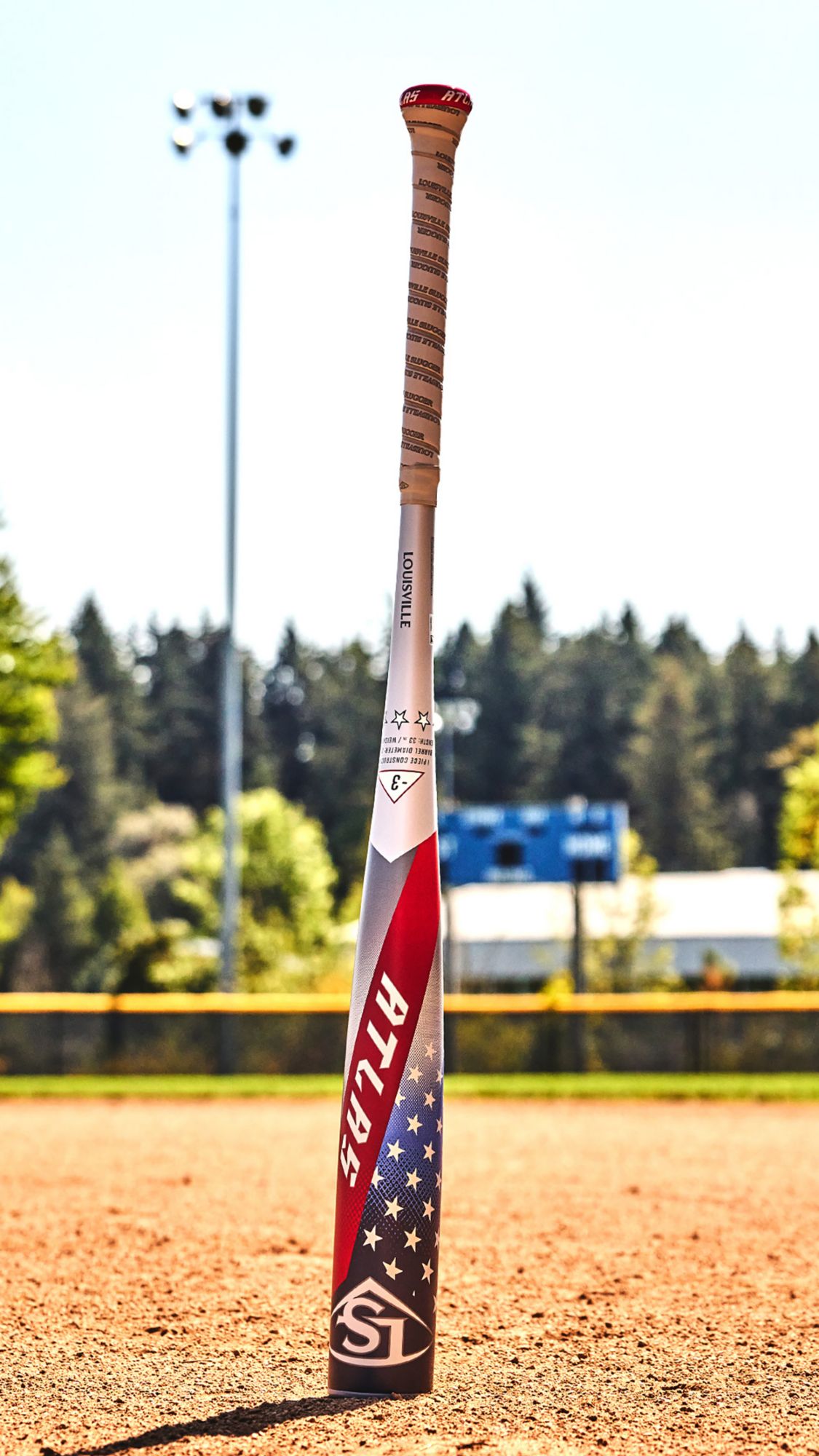 Louisville Slugger Atlas Patriot Limited Edition BBCOR Bat 2025 (-3 ...