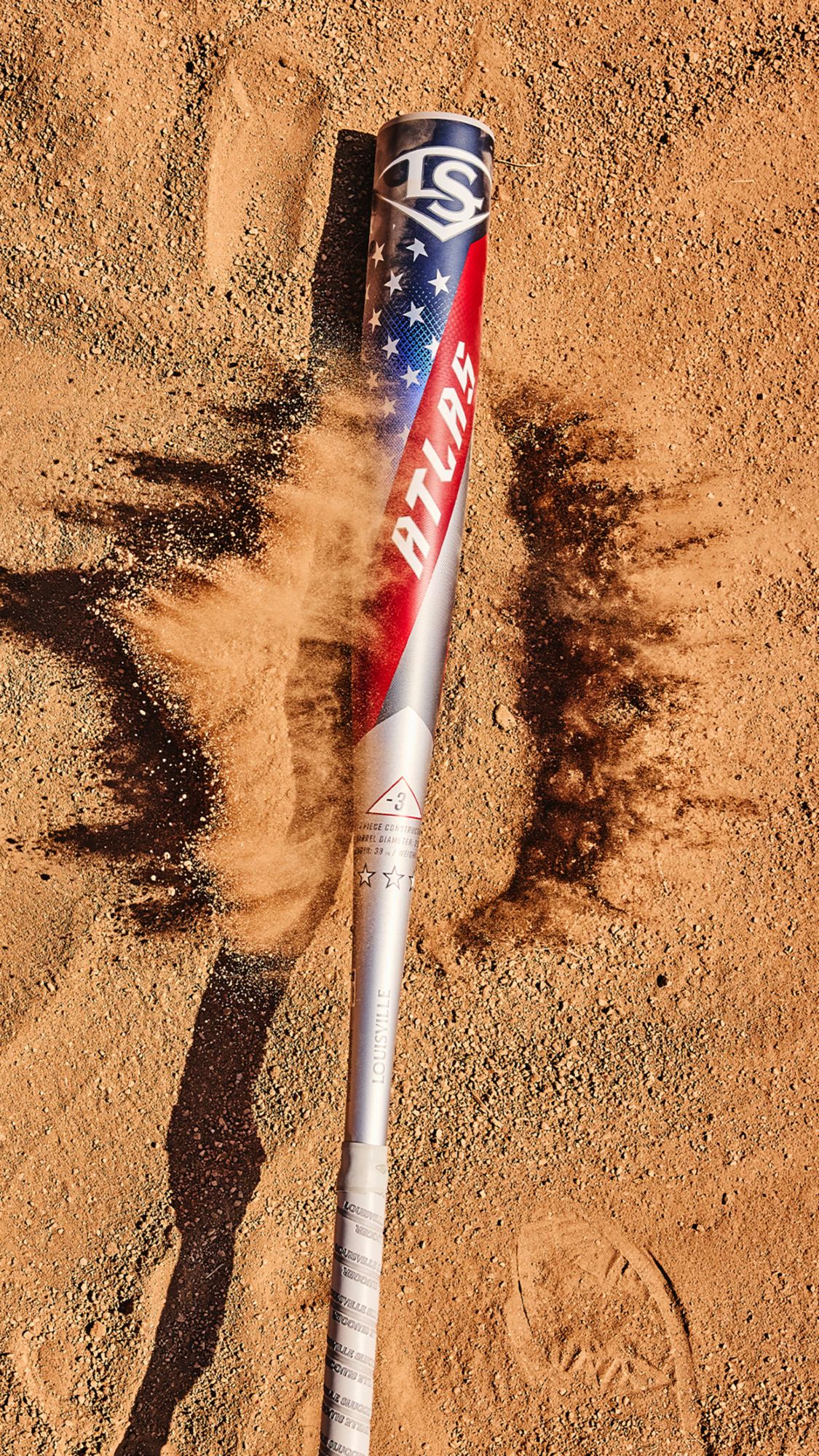 Louisville Slugger Atlas Patriot Limited Edition BBCOR Bat 2025 (-3 ...