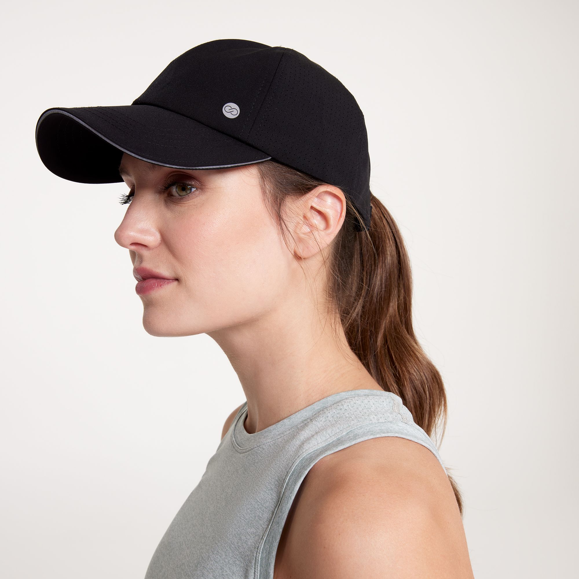 Calia Women's Ponytail Reflective Cap International Shipping