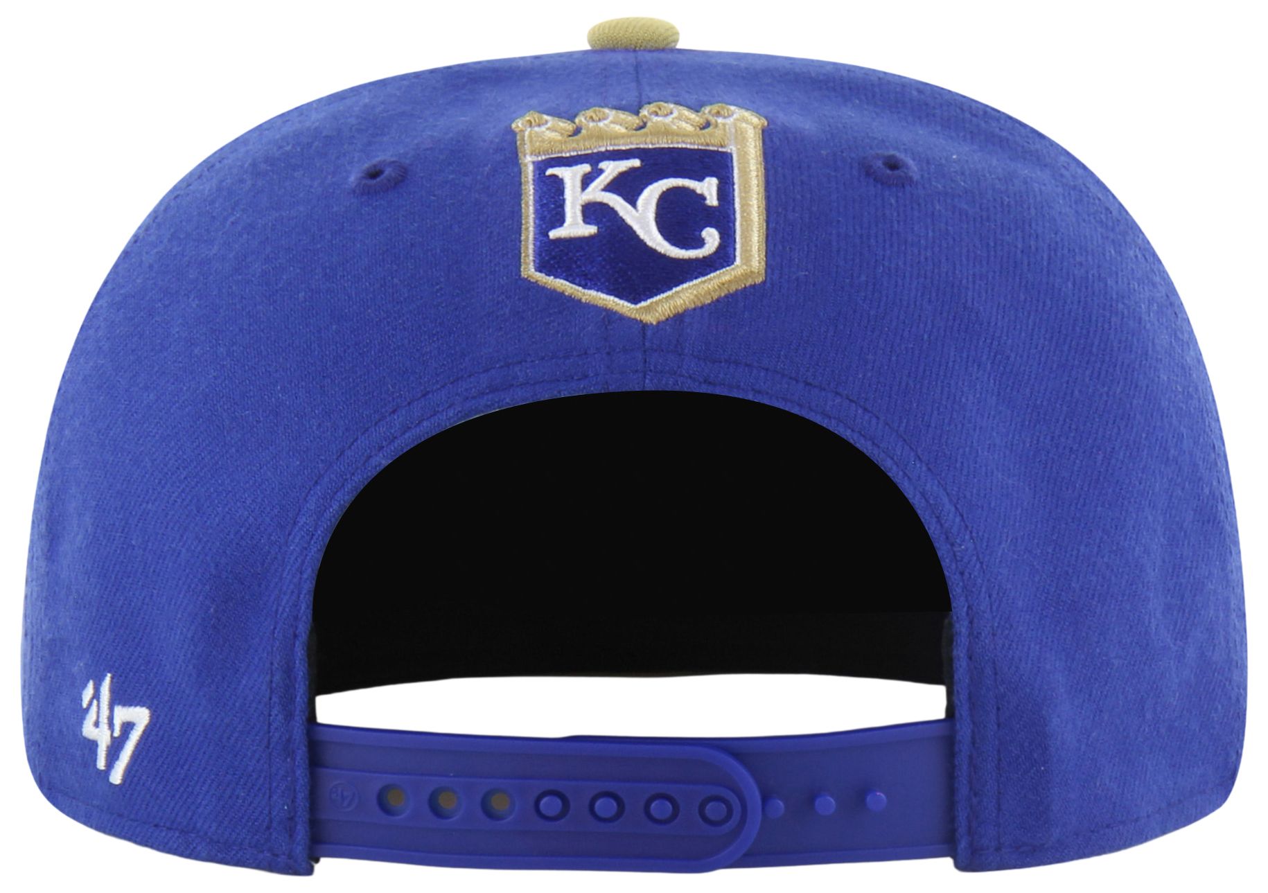 '47 Adult Kansas City Royals Royal Mister Cartoon Script Captain Hat ...