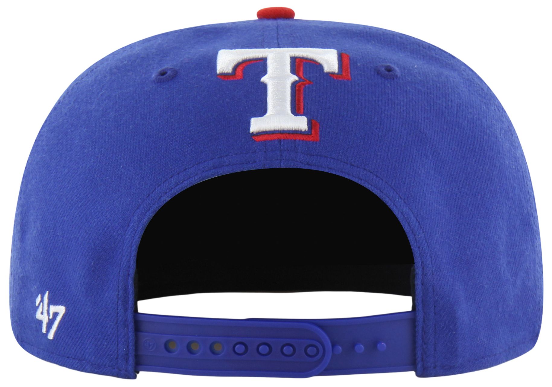 '47 Adult Texas Rangers Royal Mister Cartoon Script Captain Hat | Dick ...