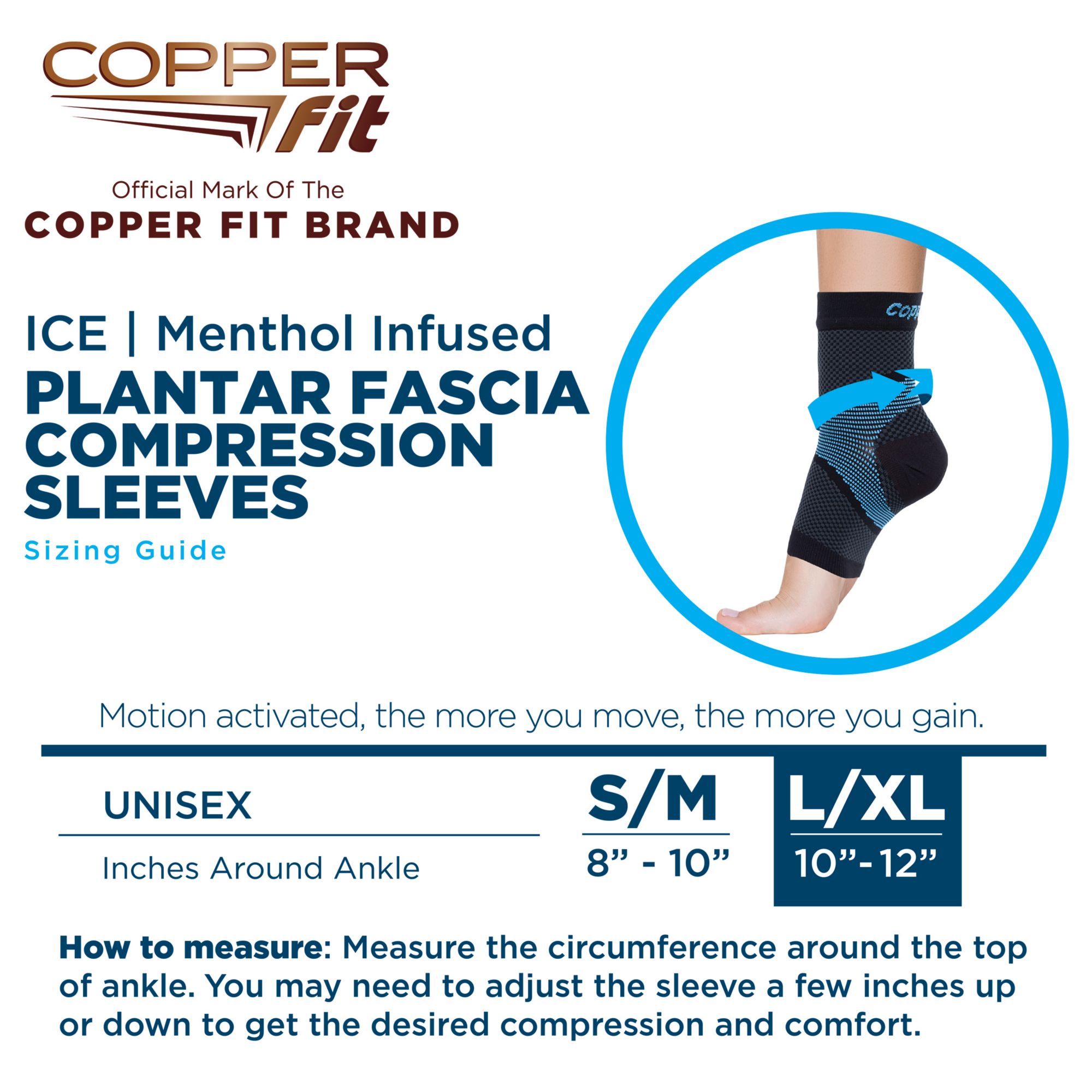 Copper Fit ICE Plantar Fascia Compression Sleeves | DICK'S Sporting Goods