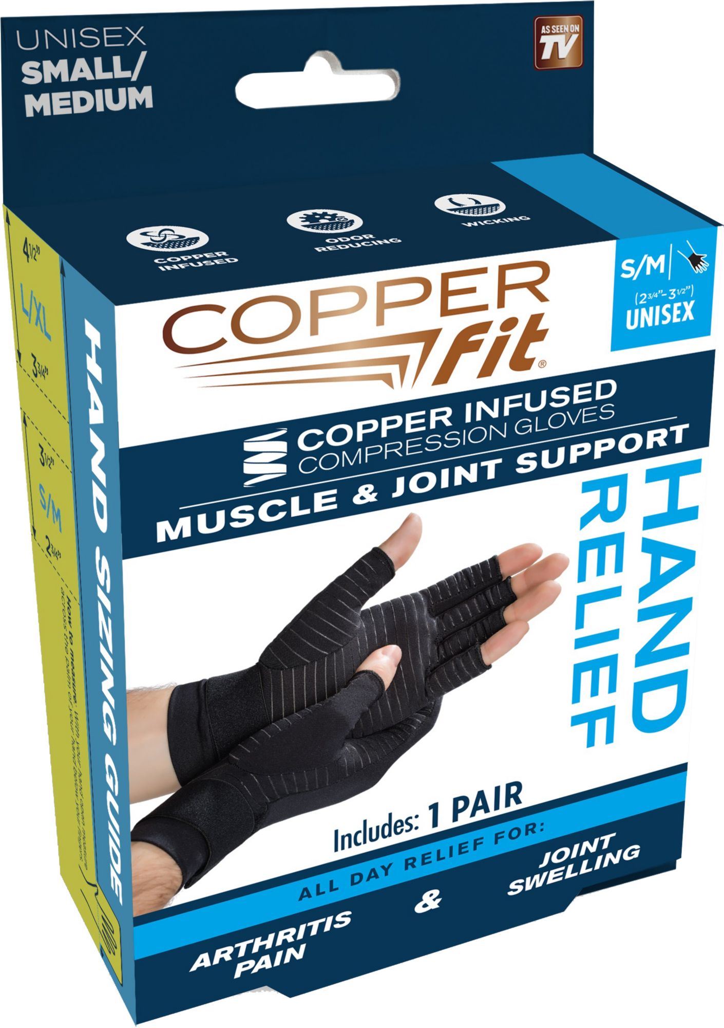 Copper Fit Hand Relief Compression Gloves | DICK'S Sporting Goods