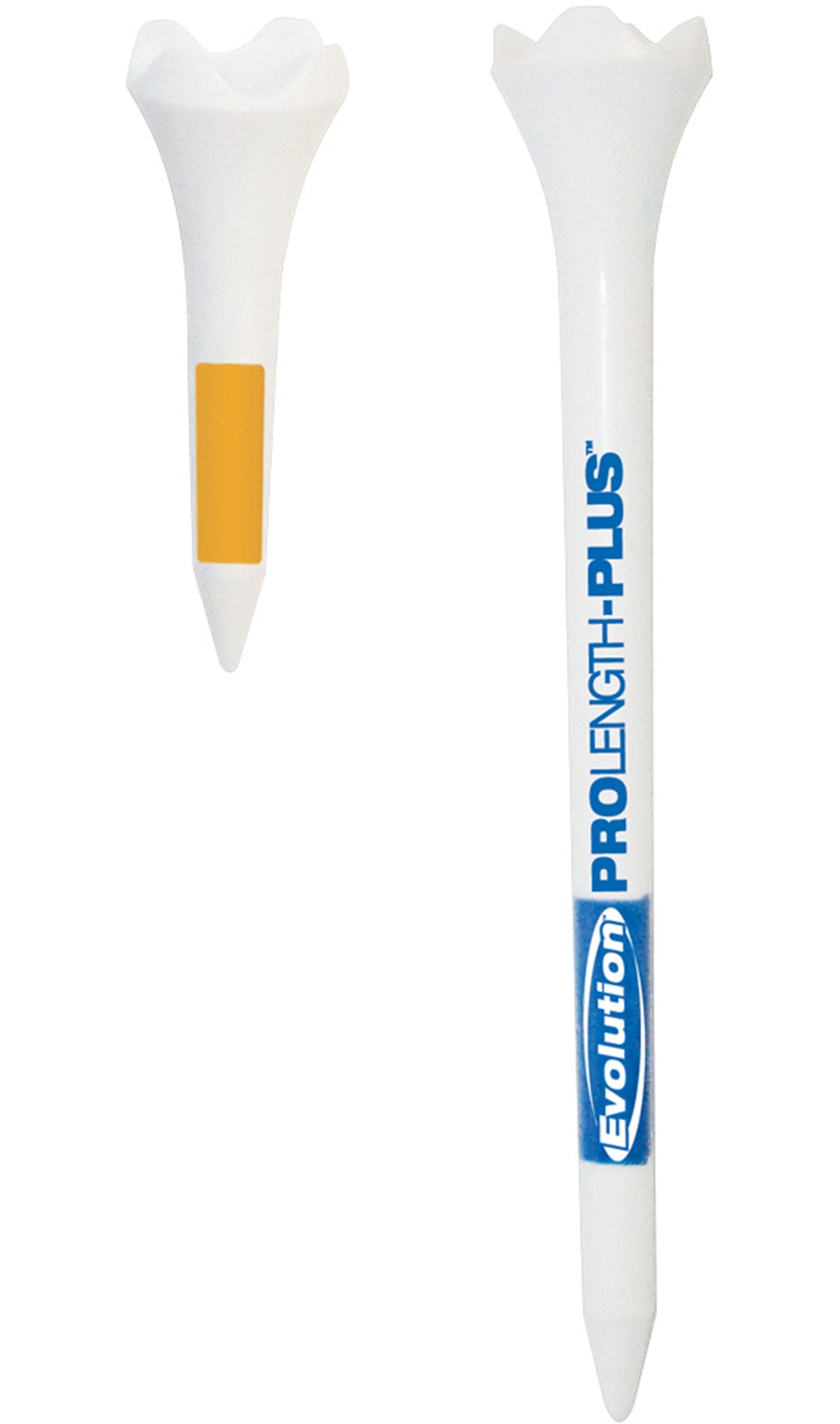 Pride PTS Evolution 1.5'' & 3.25'' White Golf Tees - 50 Pack | Golf Galaxy