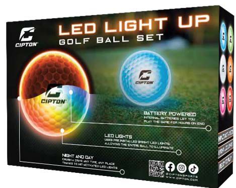 Cipton LED Golf Balls – 6 Pack | Golf Galaxy