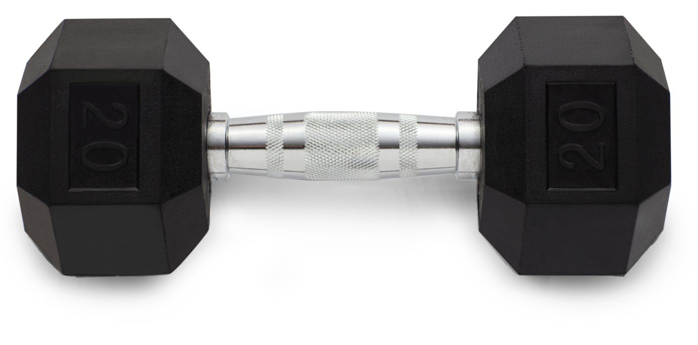 Weider Rubber Hex Dumbbell Single Dick s Sporting Goods