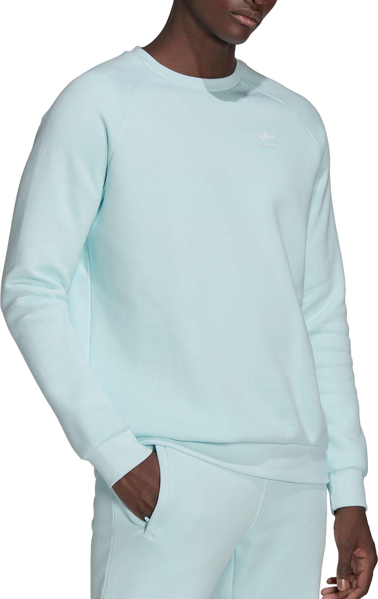 adidas Originals Men's Adicolor Essentials Trefoil Crewneck Sweatshirt ...