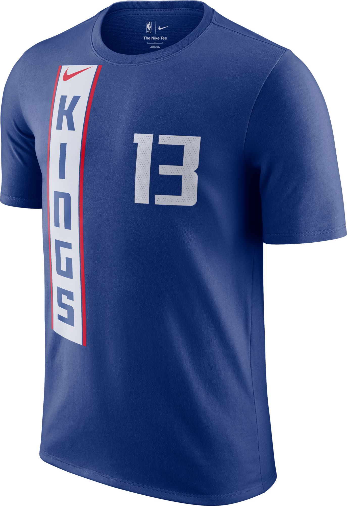 Nike Men's 2023-24 City Edition Sacramento Kings Keegan Murray #13 Blue T-Shirt | Liberty Center