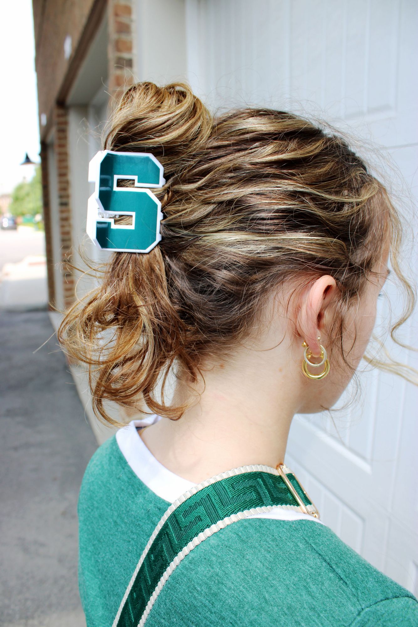 FiZZY Women's Michigan State Spartans Green Logo Claw Clip | Dick's ...
