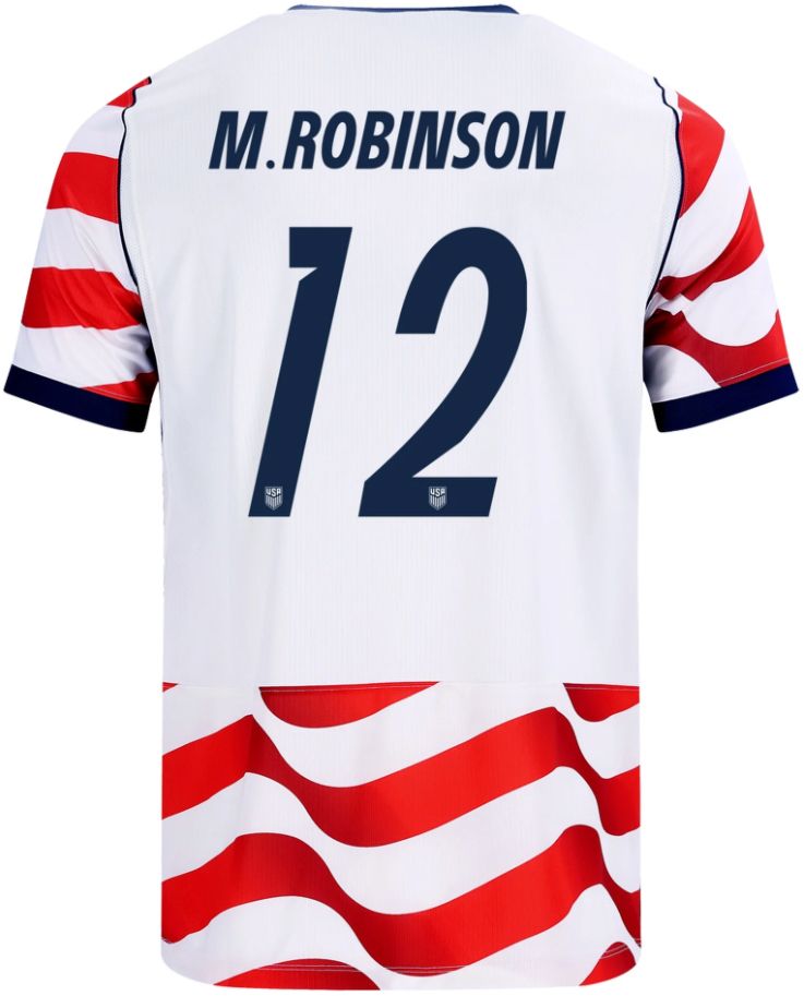 Nike Adult USMNT Miles Robinson #12 2026 Home Replica Jersey | Dick's ...