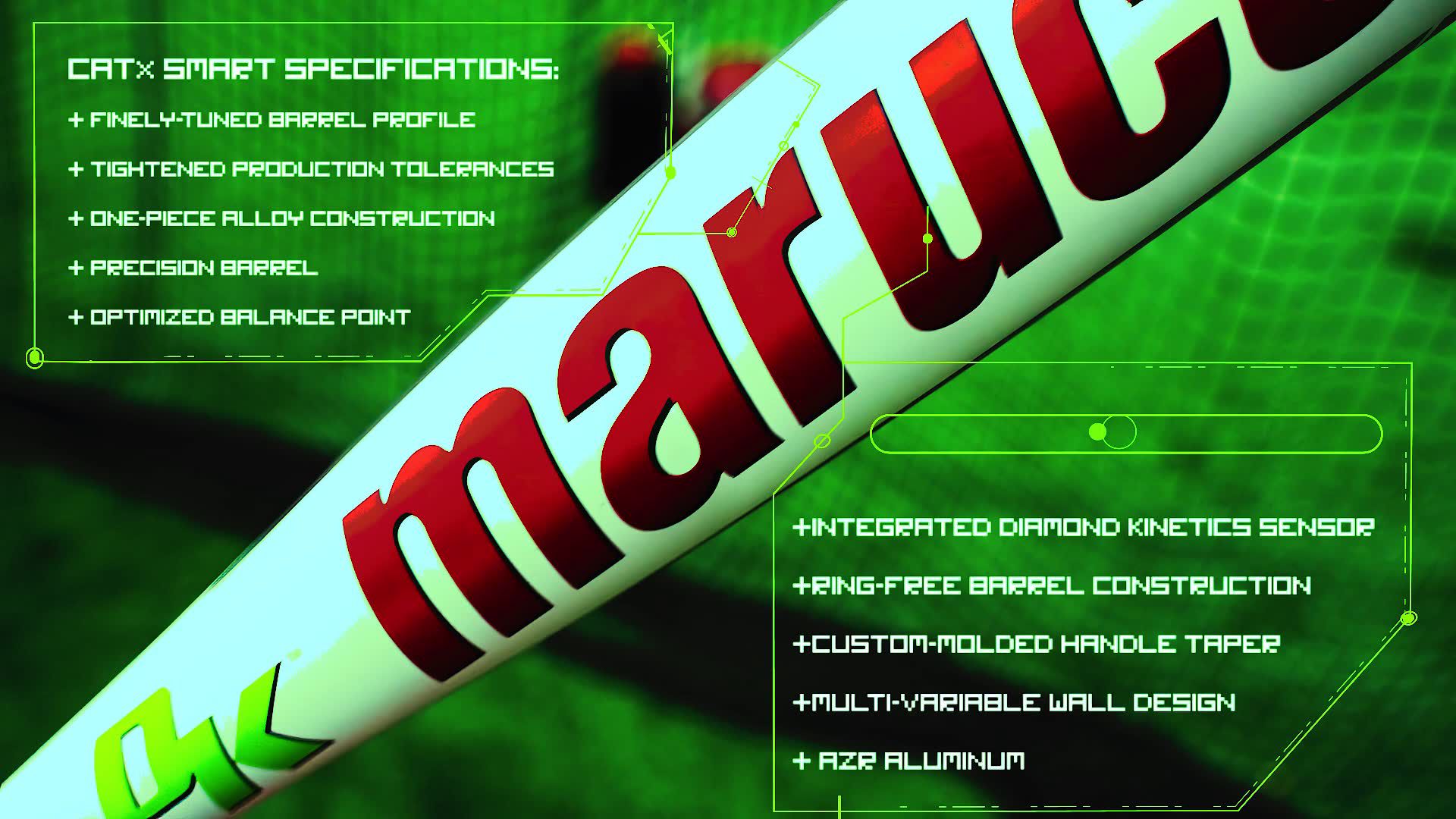 Marucci x DK CATX Smart Alloy 2¾” USSSA Bat (-10) – Sansujyuku