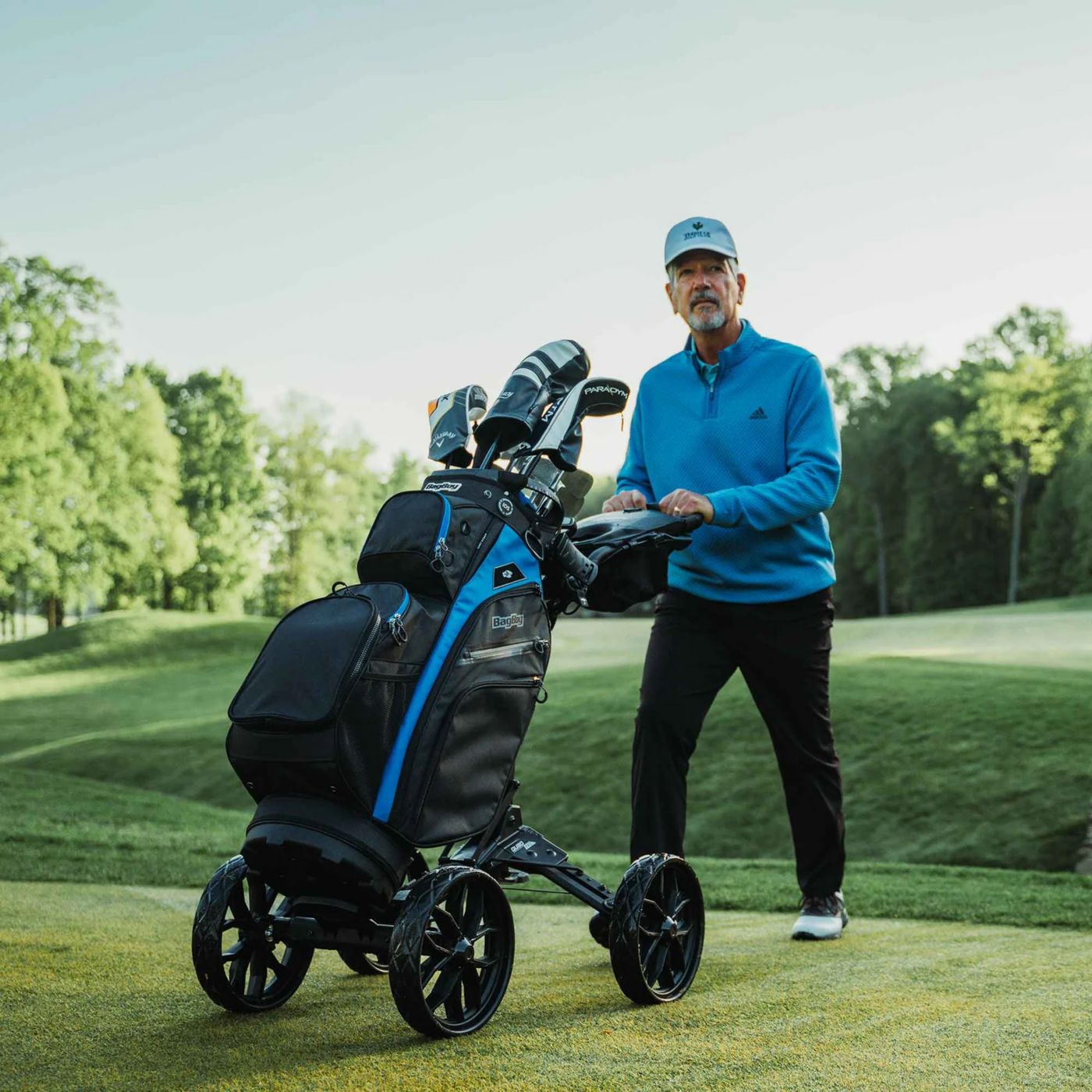 Bag Boy 2025 Quad Pro Push Cart | Golf Galaxy