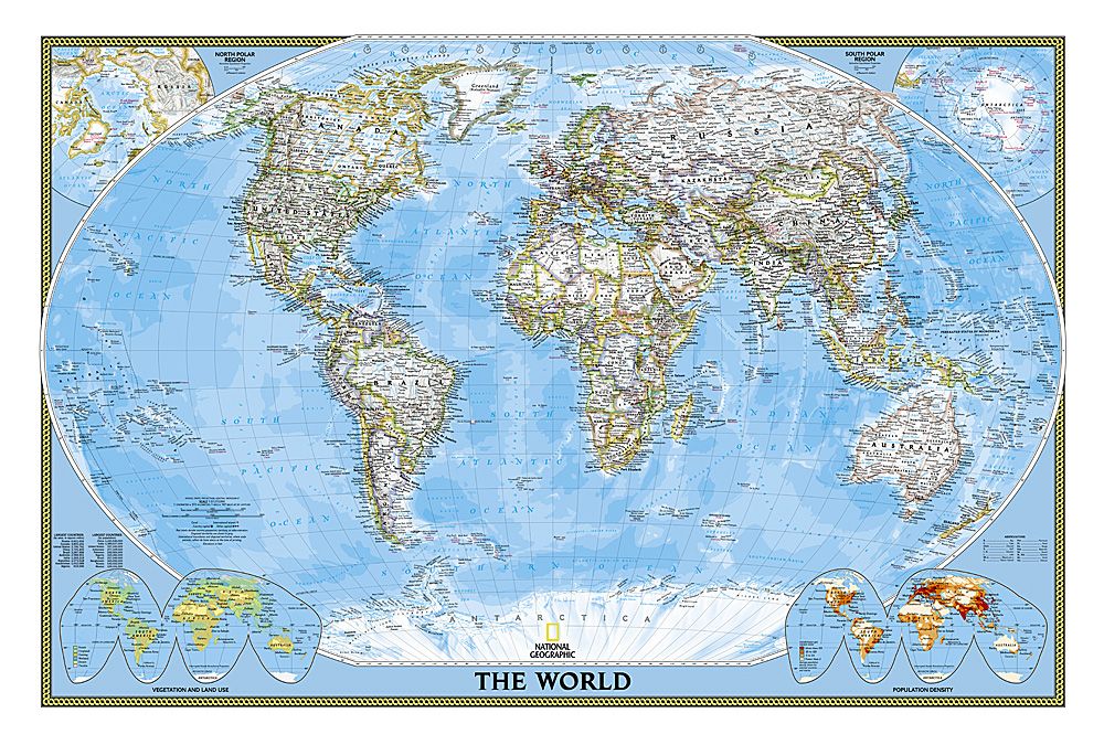 National Geographic World Map | Publiclands