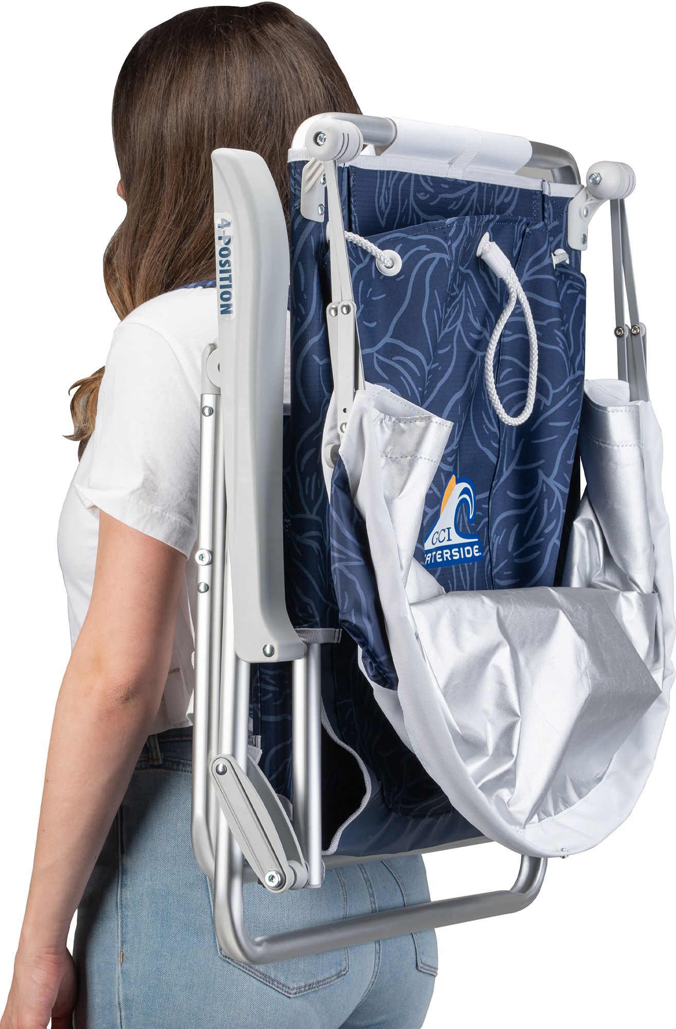GCI Waterside SunShade Backpack Beach Chair | Publiclands