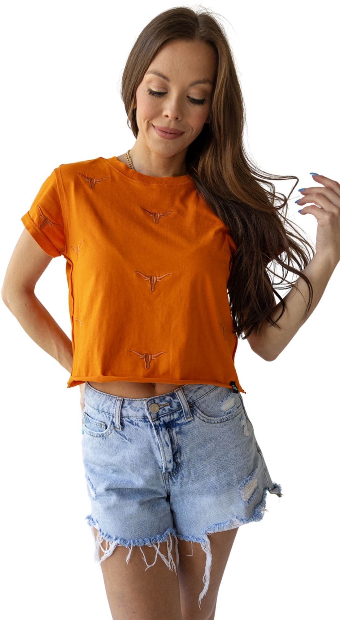 Gameday Social Women's Texas Longhorns Burnt Orange Lantern T-Shirt ...