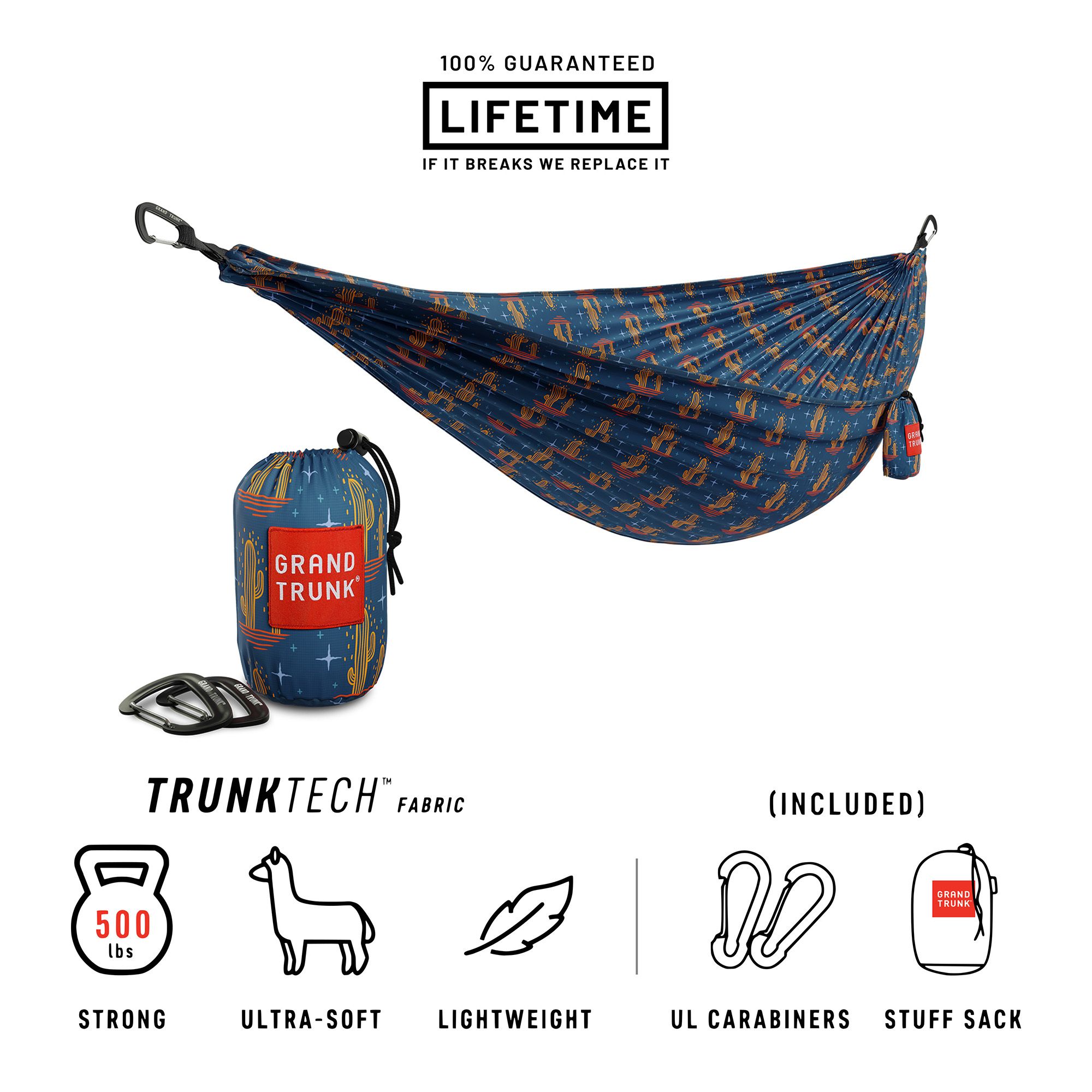 Grand Trunk TrunkTech Double Printed Hammock | Publiclands