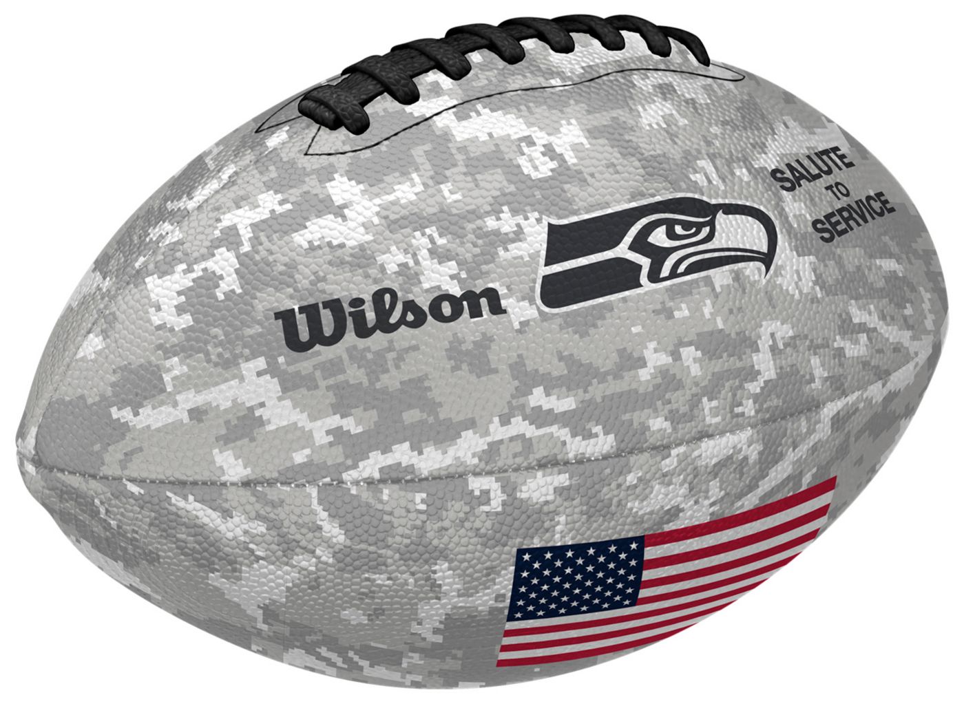 Wilson Seattle Seahawks Salute To Service 2024 Full-Size Football ...
