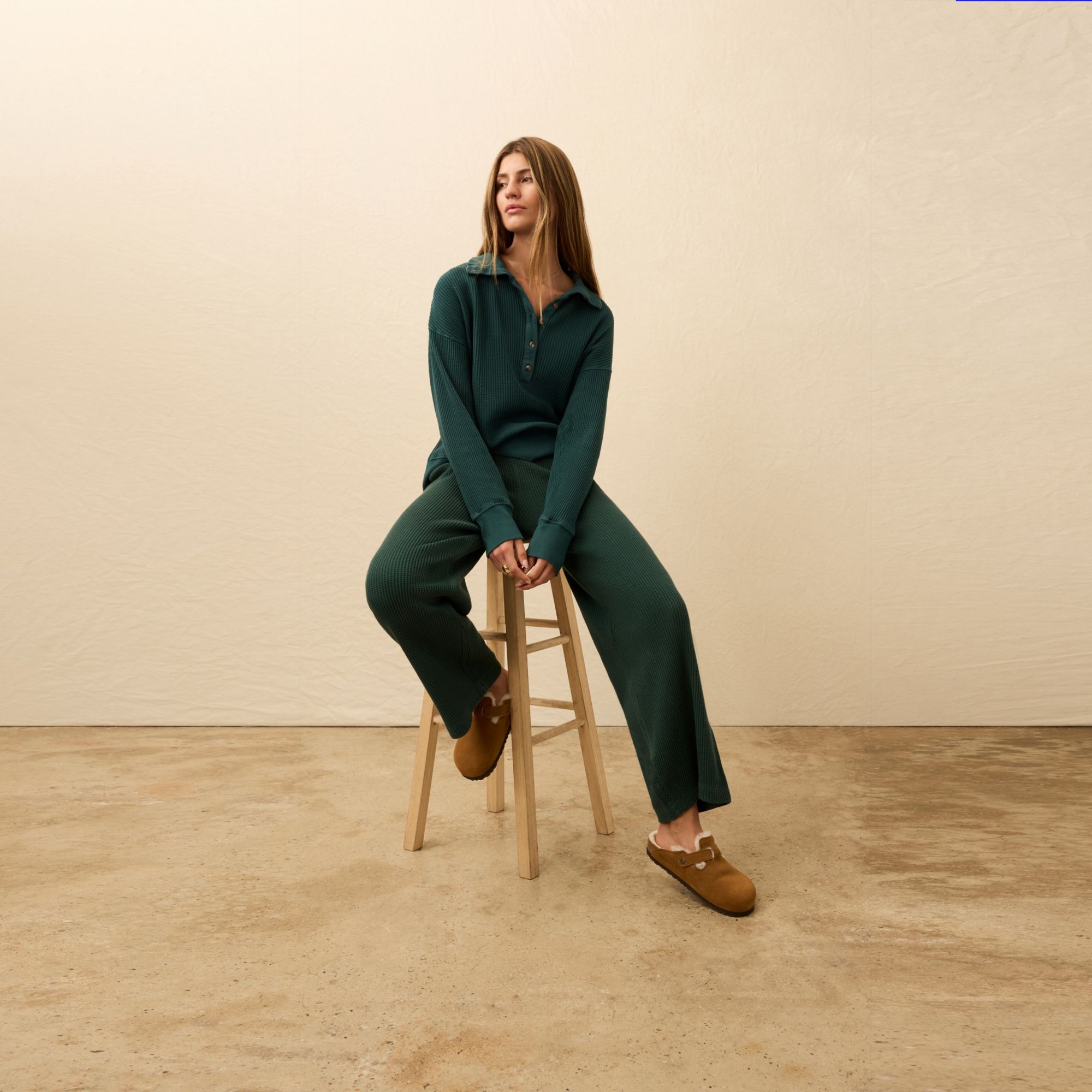 Faherty Women's Apres Waffle Henley | Publiclands