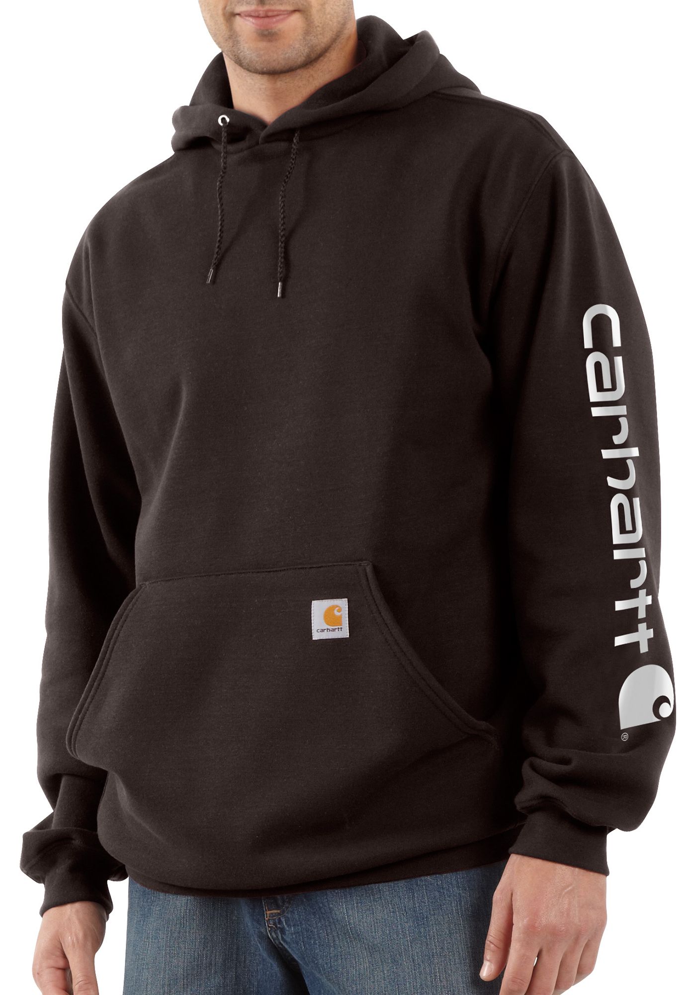 Carhartt Men's Midweight Hooded Logo Sleeve Sweatshirt | DICK'S ...
