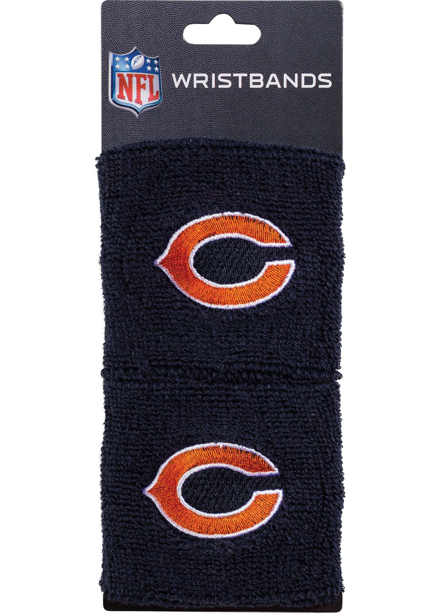 Franklin Chicago Bears Embroidered Wristbands | DICK'S Sporting Goods
