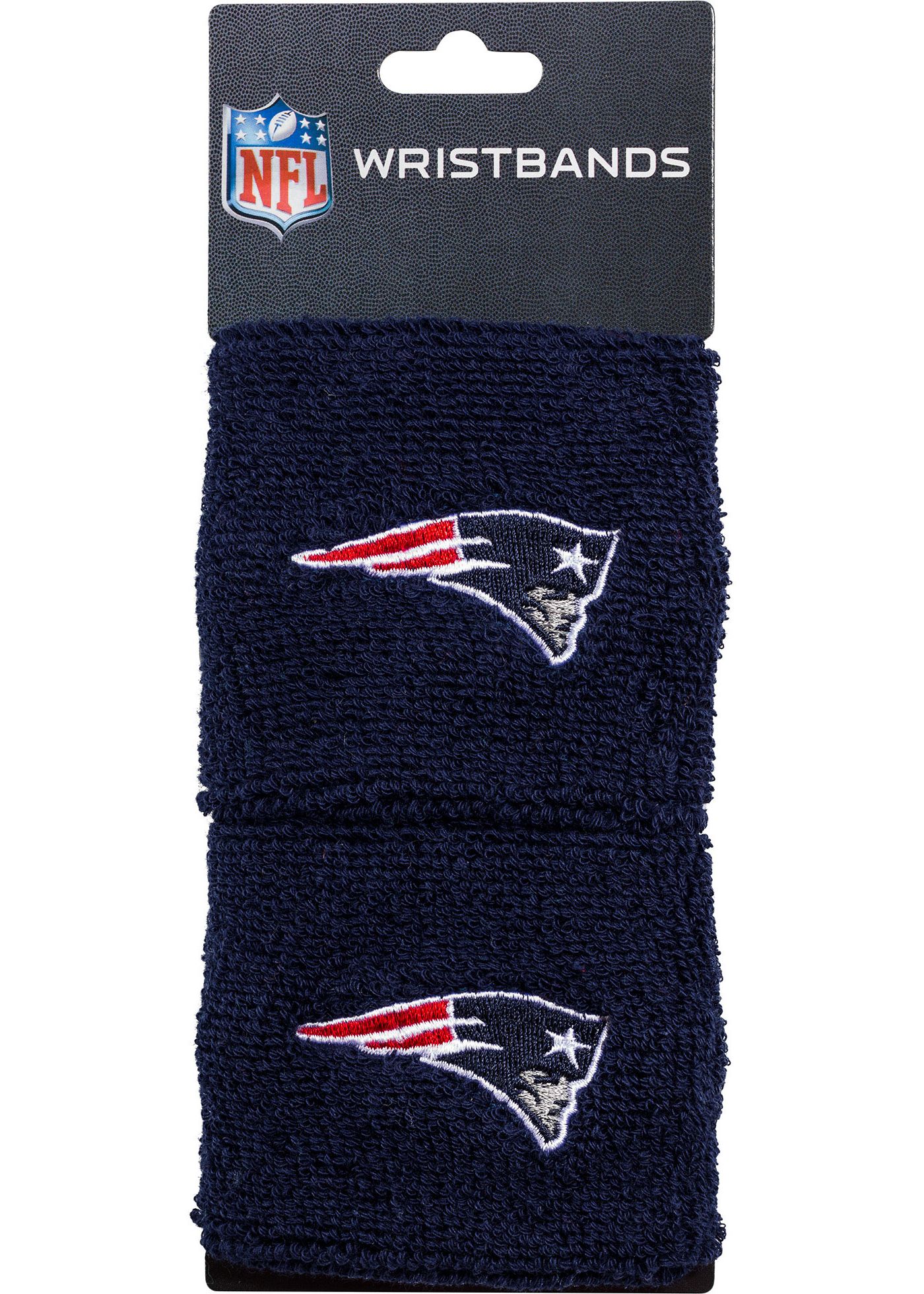 Franklin New England Patriots Embroidered Wristbands | DICK'S Sporting ...