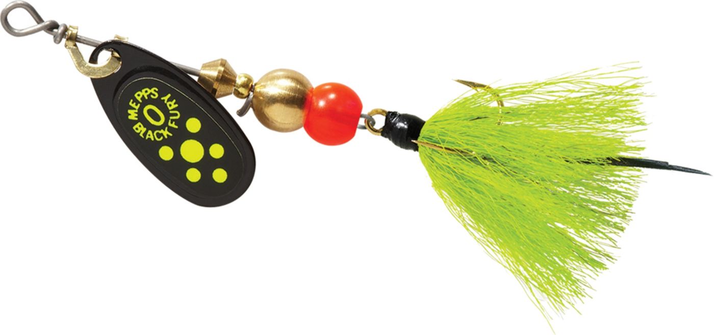 Mepps Dressed Black Fury Inline Spinner | DICK'S Sporting Goods