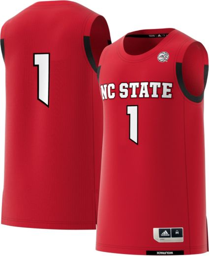 adidas Men's NC State Wolfpack #1 Red Replica Basketball Jersey | DICK ...