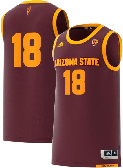 adidas Men's Arizona State Sun Devils #18 Maroon Replica Basketball ...