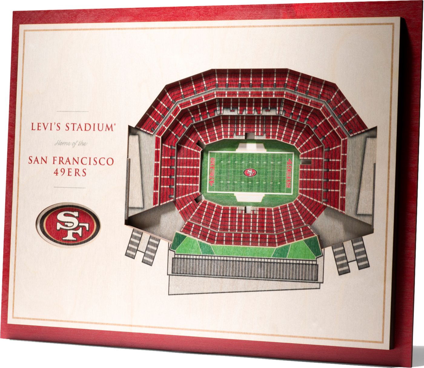 You the Fan San Francisco 49ers 5-Layer StadiumViews 3D Wall Art | DICK ...