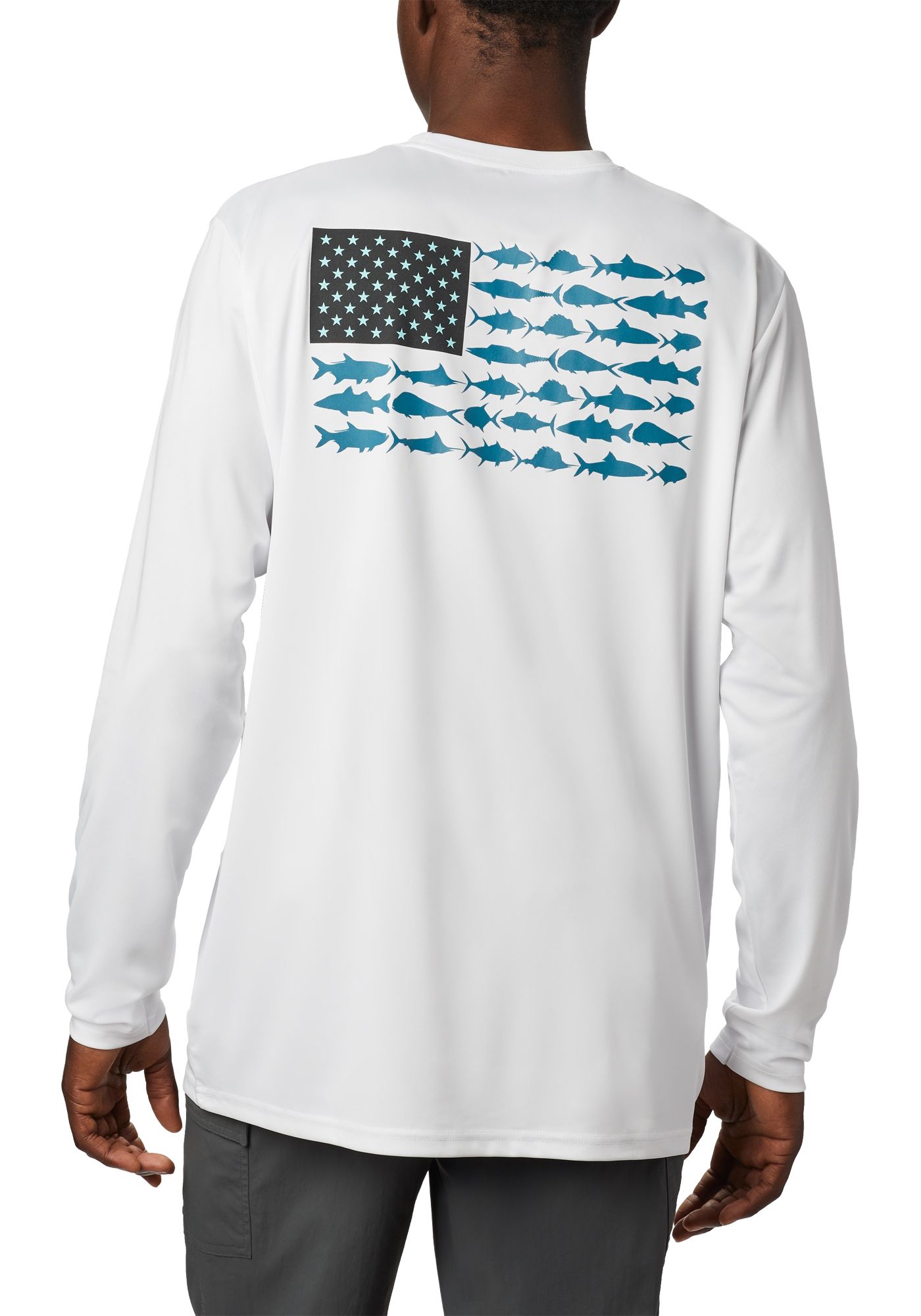 Columbia Men's Terminal Tackle PFG Fish Flag Long Sleeve Shirt | DICK'S ...