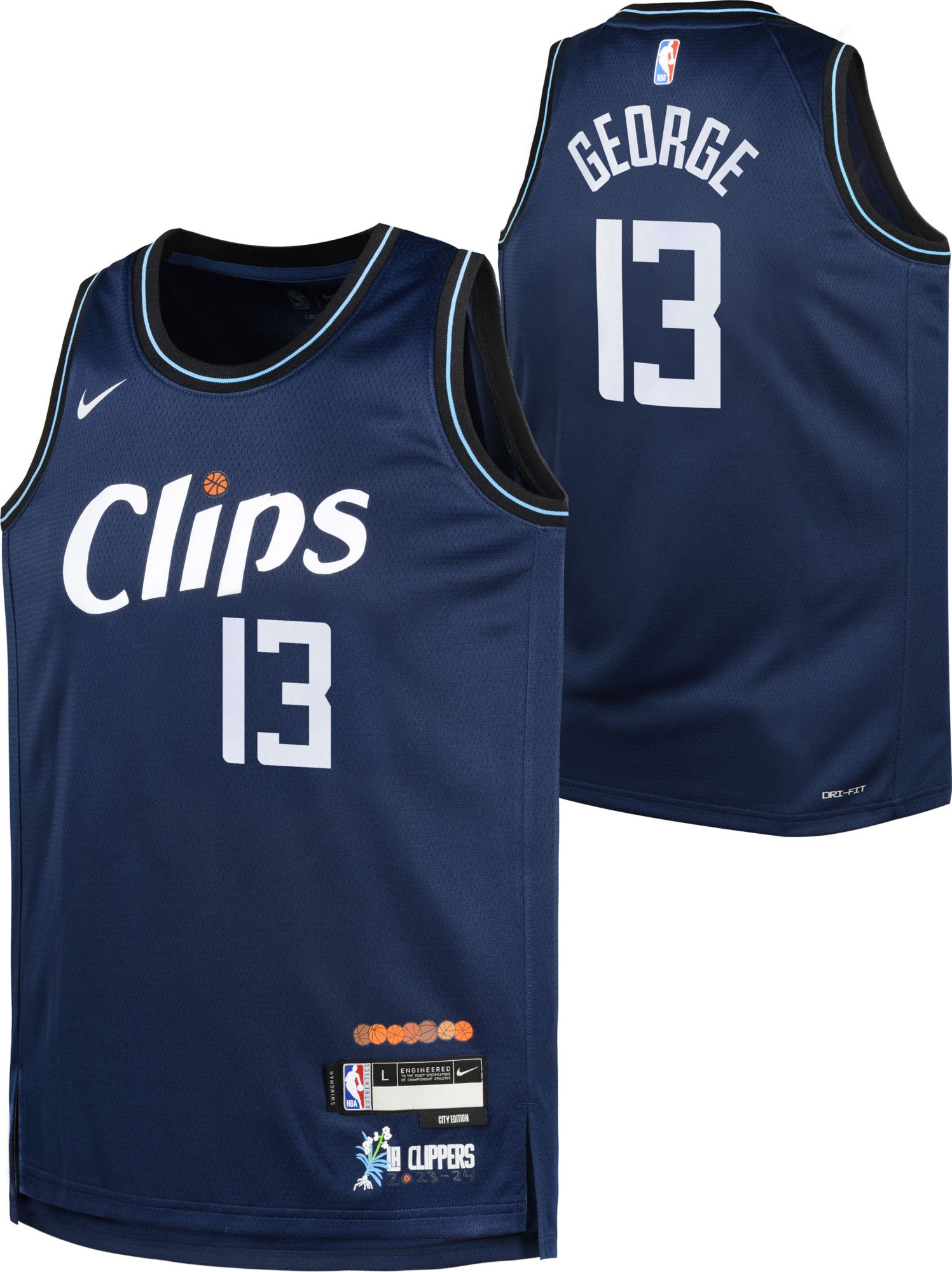 Paul george jersey kids online