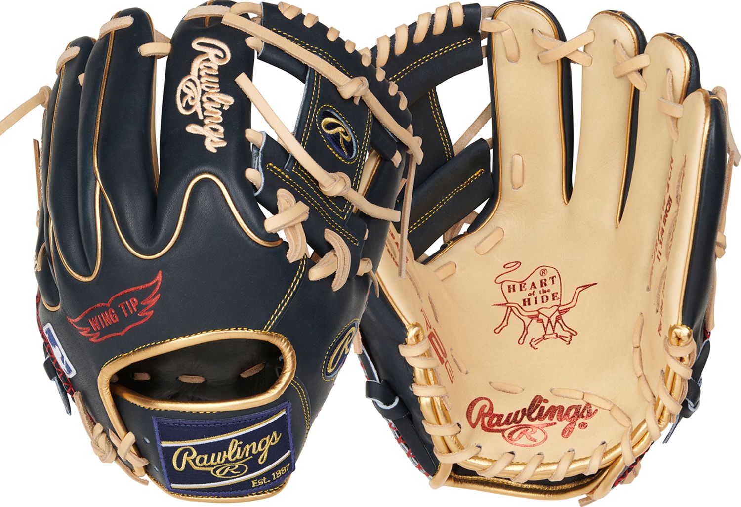 Wilson A2000 & Rawlings Heart of the Hide Series Gloves | DICK'S ...